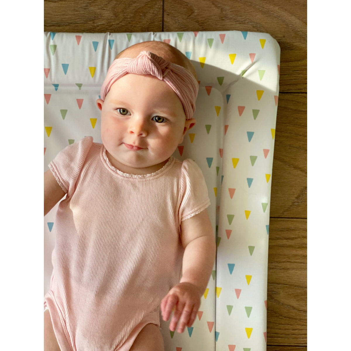 Baby Changing Pad | Printed Triangles Design Standard Mat – Made By Paatch